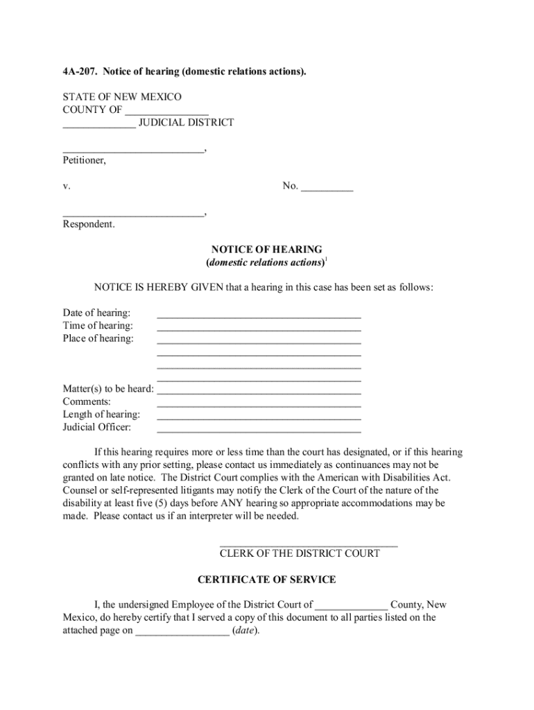 Fillable Online Dom. Rel. Forms. 4A-206 Fax Email Print - pdfFiller