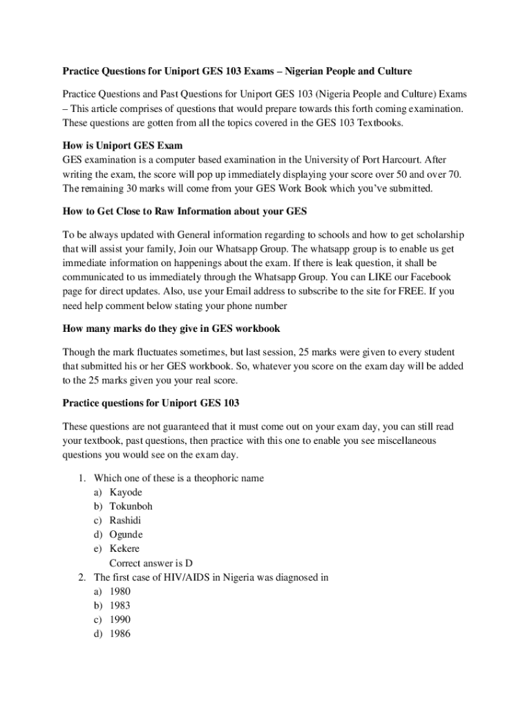 Ges 103 Workbook Answers - Fill Online, Printable, Fillable, Blank ...