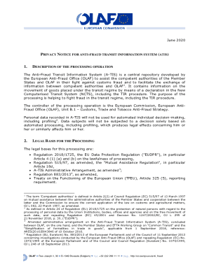 Fillable Online privacy notice for anti-fraud transit information ...