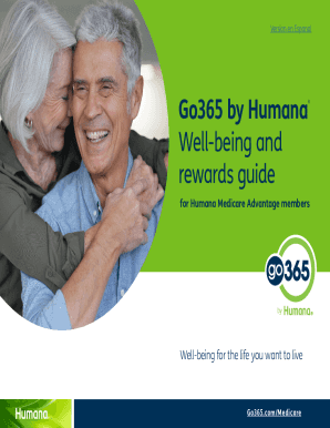 Fillable Online Go365 by Humana Well-being and rewards guide Fax Email ...