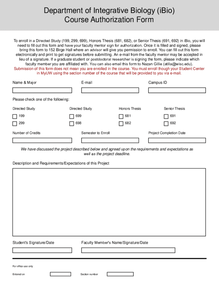 Fillable Online Course-Authorization-Form.pdf Fax Email Print - pdfFiller