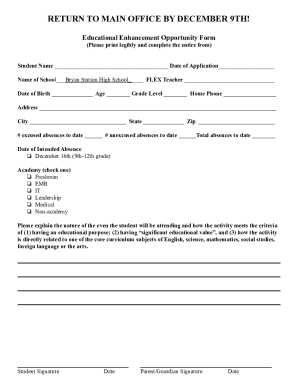 Fillable Online EHO Permission Form Fax Email Print - pdfFiller