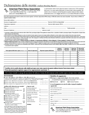 Compilabile Online How to List a Stallion for Breeding - APHA Fax Email ...