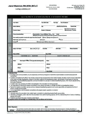 Fillable Online Intake and Consent Form-NON-US Fax Email Print - pdfFiller