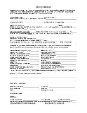 Fillable Online Complete Party Survey Form Template Fax Email Print ...