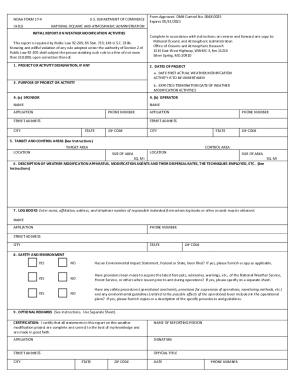 Fillable Online NOAA FORM 17-4 U.S. DEPARTMENT OF COMMERCE Form ... Fax ...