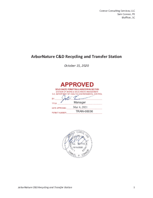 Fillable Online Solid Waste Facilities Permits and Permitting Fax Email ...