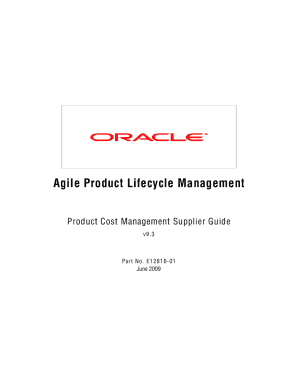 Fillable Online Maximize your Oracle Agile Product Lifecycle Management ...
