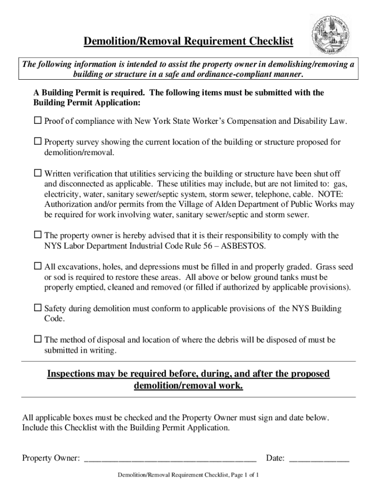 Fillable Online www2 erie Permit Instructions, Procedures for Building ...