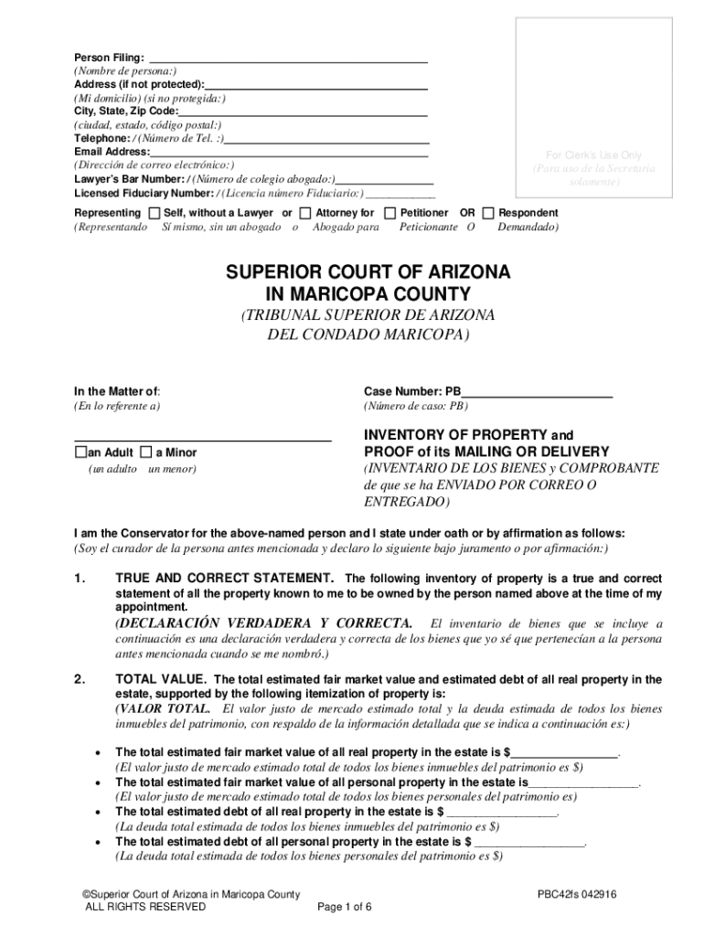 Completable En línea superiorcourt maricopa SUPERIOR COURT OF ARIZONA ...