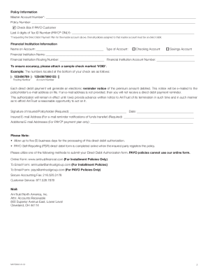 Fillable Online Authorization Agreement for Direct Debit Payments Fax ...