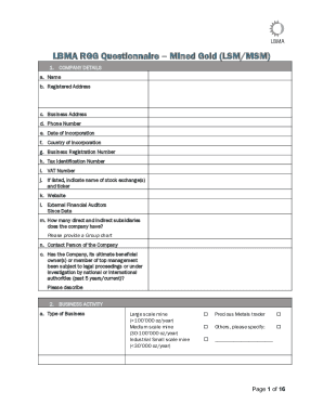 Fillable Online Foreign Business Customer Know Your Customer Form ...