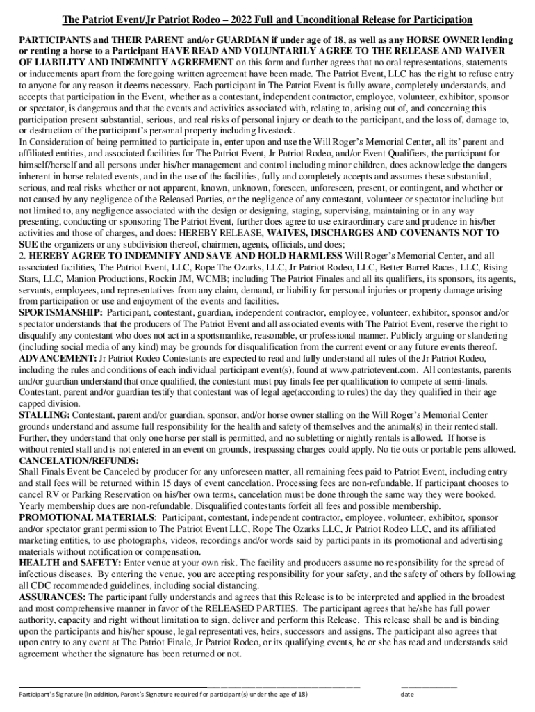 Fillable Online Jr Patriot Rodeo. Rodeo Ground Rules (Sanctioning Body ...