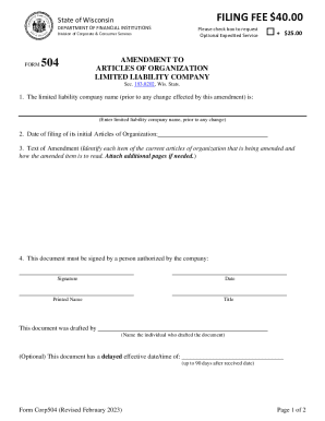 Fillable Online 2012 Form WI DFI 504 Fill Online, Printable, Fillable ...