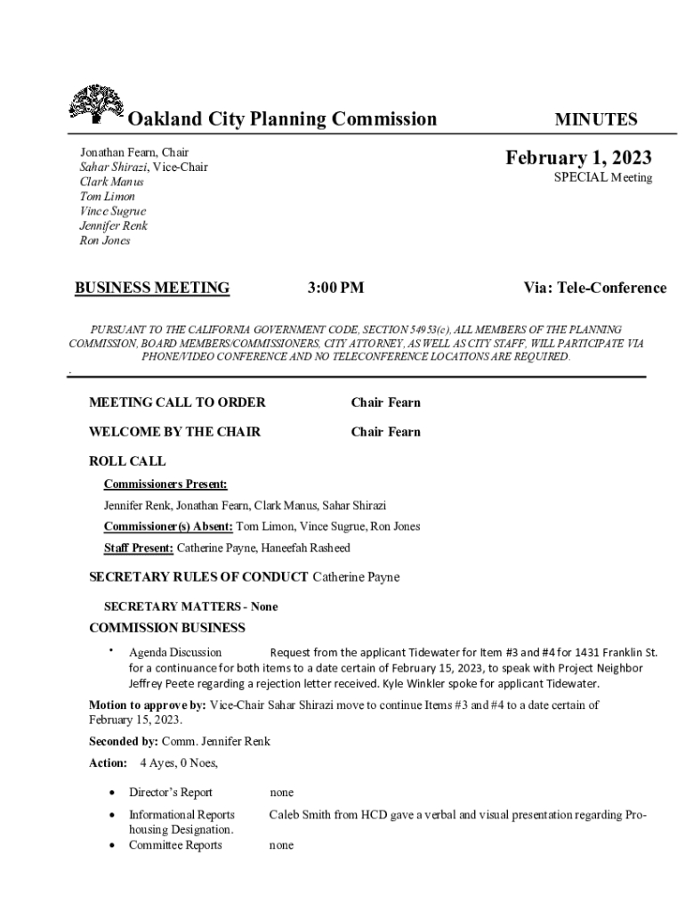 Fillable Online Jonathan Fearn, Chair Fax Email Print - pdfFiller