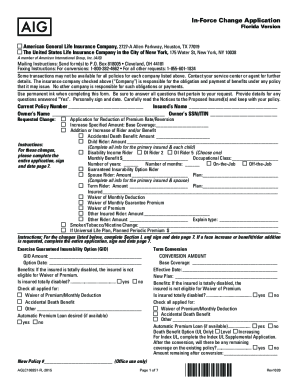 Fillable Online Notice Regarding Replacement - Life Company Forms Fax ...