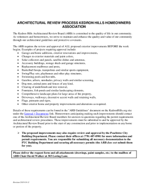 Fillable Online What Is The Architectural Review Board? What Does It Do ...