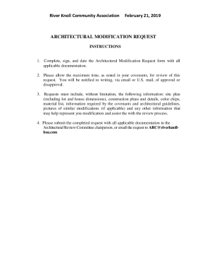 Fillable Online Form Entry - Architectural Change Request Fax Email ...