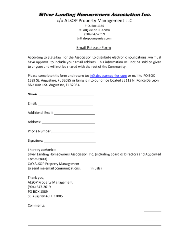 Fillable Online SilverLeaf Village Architectural Review Application Fax ...