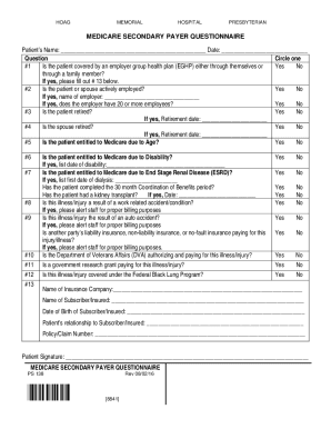 Fillable Online 20.2.1 - Admission Questions to Ask Medicare ...