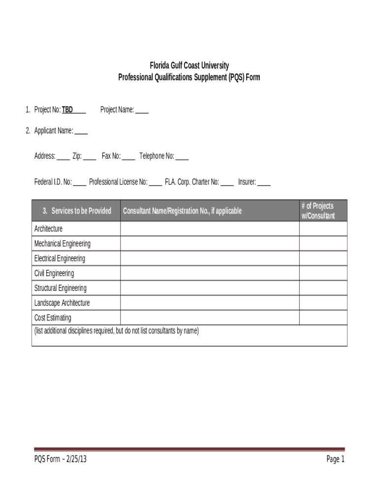Professional Qualifications Supplement Doc Template | pdfFiller