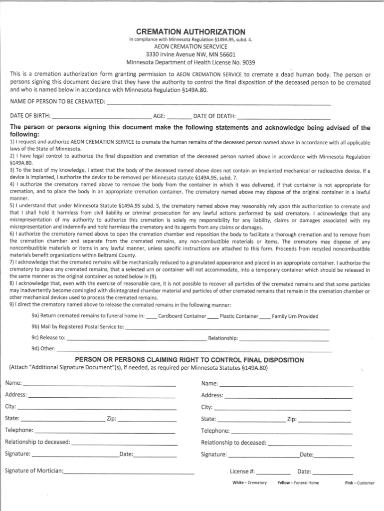 Fillable Online Documentation of Death Worksheet Fax Email Print ...