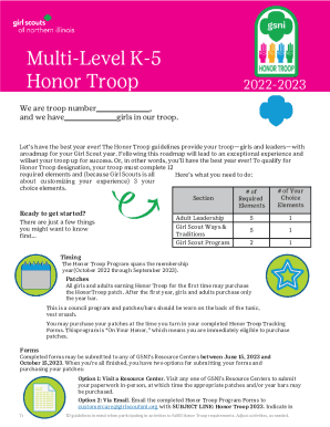 Fillable Online BSA Patch Placement on Troop Uniform - Boy Scouts of ...