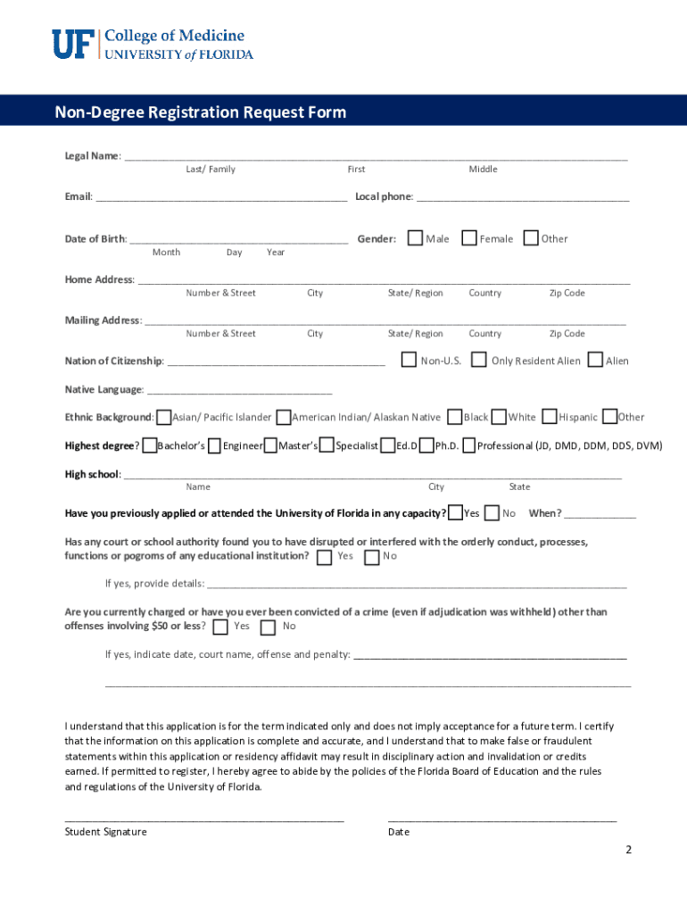Fillable Online osa med ufl Visiting International Medical Student Application Packet Fax Email ...