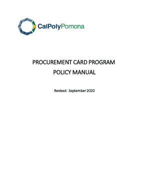 Fillable Online Government Procurement Card: Pan-Government Policy Fax ...