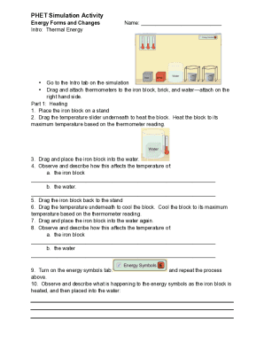 Fillable Online Unit 4 Energy Forms and Changes Worksheet Fax Email ...
