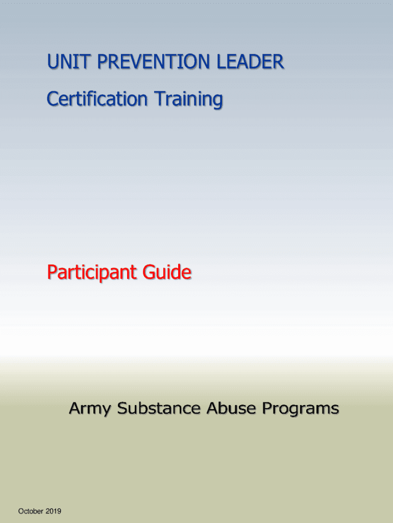 Fillable Online Unit prevention leader: More than 'just a pee collector ...