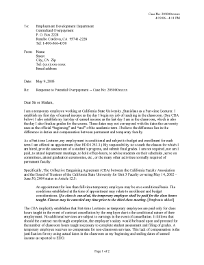 Fillable Online To: Employment Development Department Centralized ...