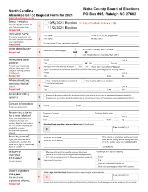 Fillable Online How to Vote Absentee by Mail Fax Email Print - pdfFiller