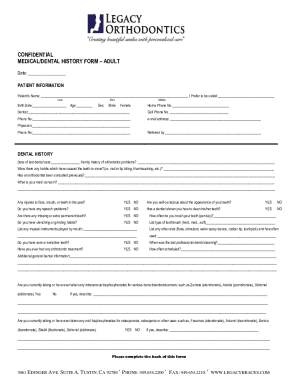 Fillable Online Dr. Ewa and Dr. Marcus Hame's Office Child Registration ...