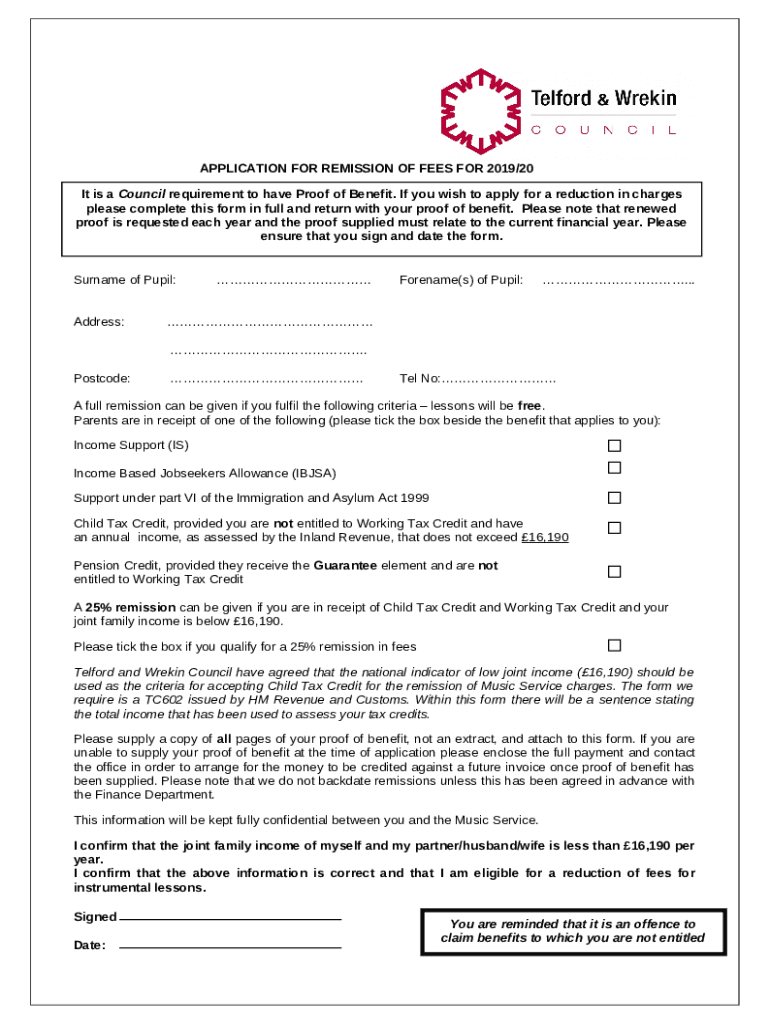 Write an application to the principal for Remission of fine Doc ...