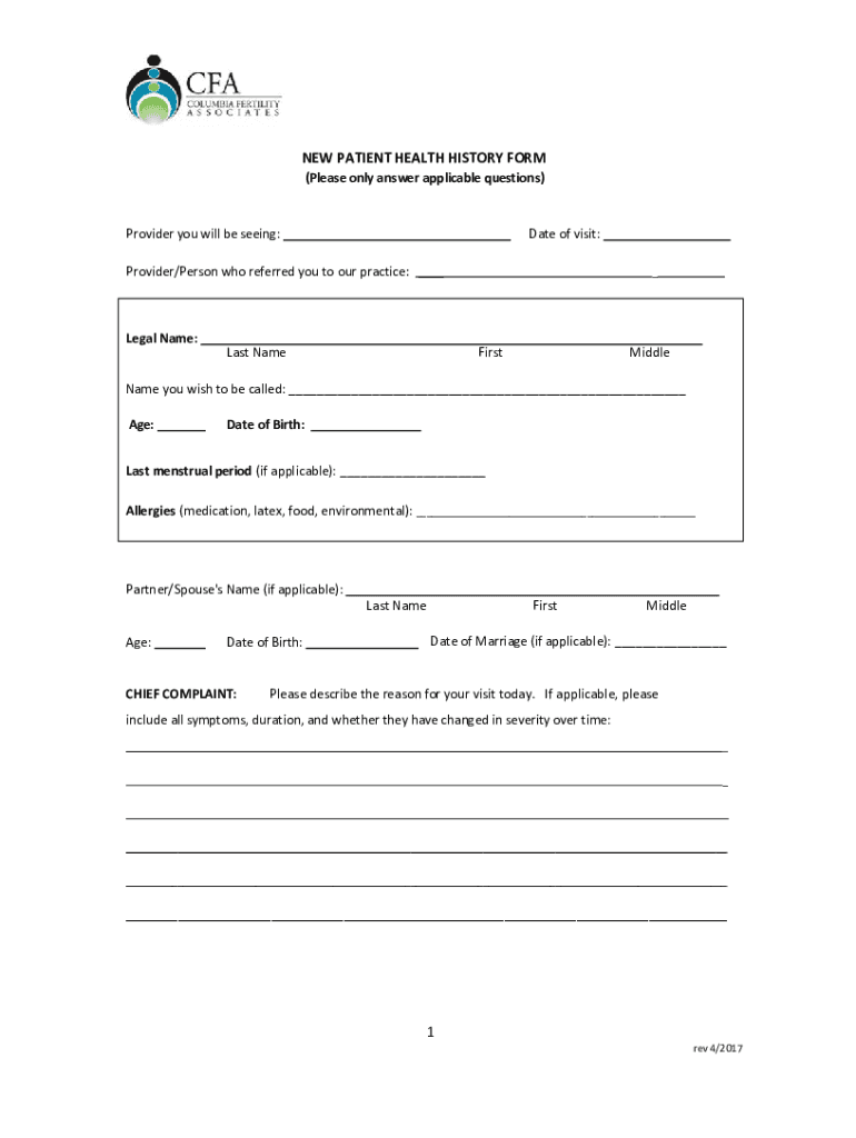 Fillable Online AMBP client assessment health intake form Flashcards ...