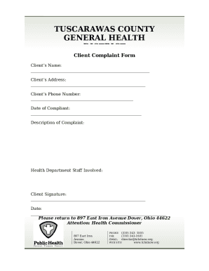 How to File a Safety and Health Complaint Doc Template | pdfFiller