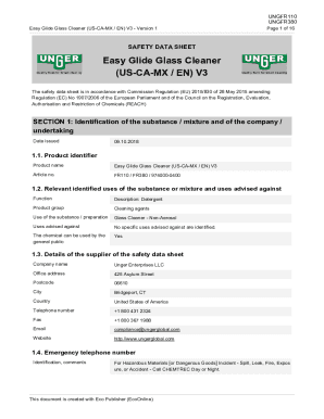 Fillable Online SAFETY DATA SHEET - Great Western Supply Co. Fax Email ...