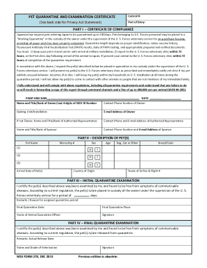 Fillable Online Pet Health Travel Certificates Fax Email Print - pdfFiller