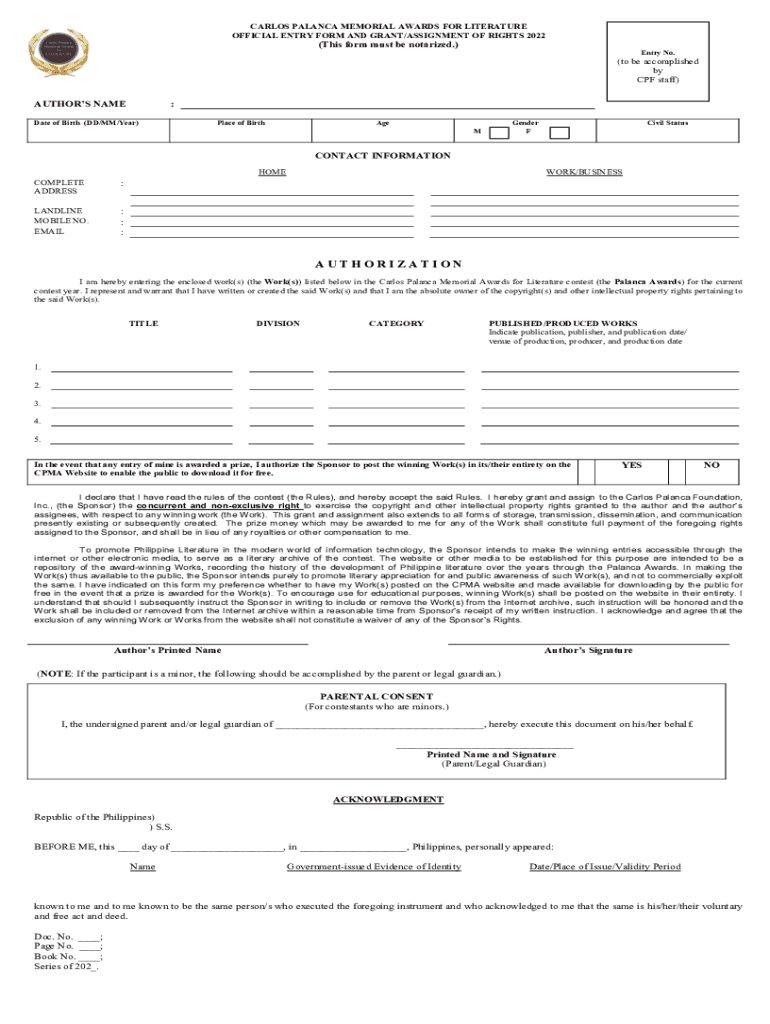 Fillable Online Authorization: (This Form Must Be Notarized ...