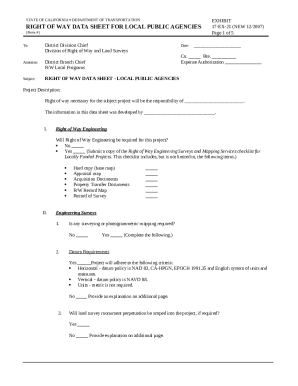 RIGHT OF WAY DATA SHEET FOR LOCAL PUBLIC AGENCIES - dot ca Doc Template ...