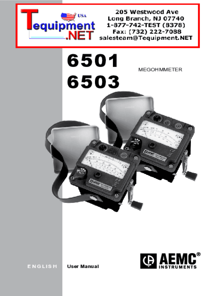 Fillable Online Clamp-on Ground Tester Model 6416 Fax Email Print ...