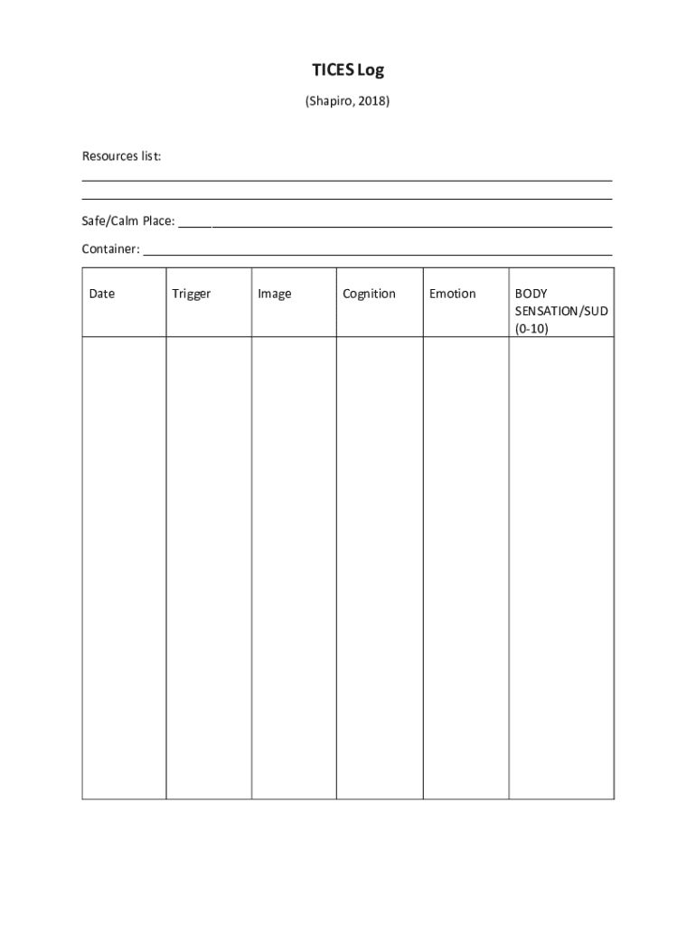 Fillable Online Developing and Enhancing a Calm/Safe Place Fax Email ...