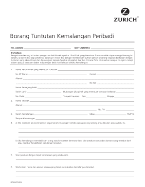 Fillable Online Motor Claim Form Fax Email Print - pdfFiller