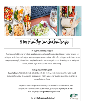 Fillable Online 7 reasons to take your lunch break (and 10 ways to use ...