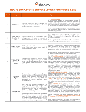 Fillable Online 10 Steps for Correctly Completing a Shipper's Letter of ... Fax Email Print ...