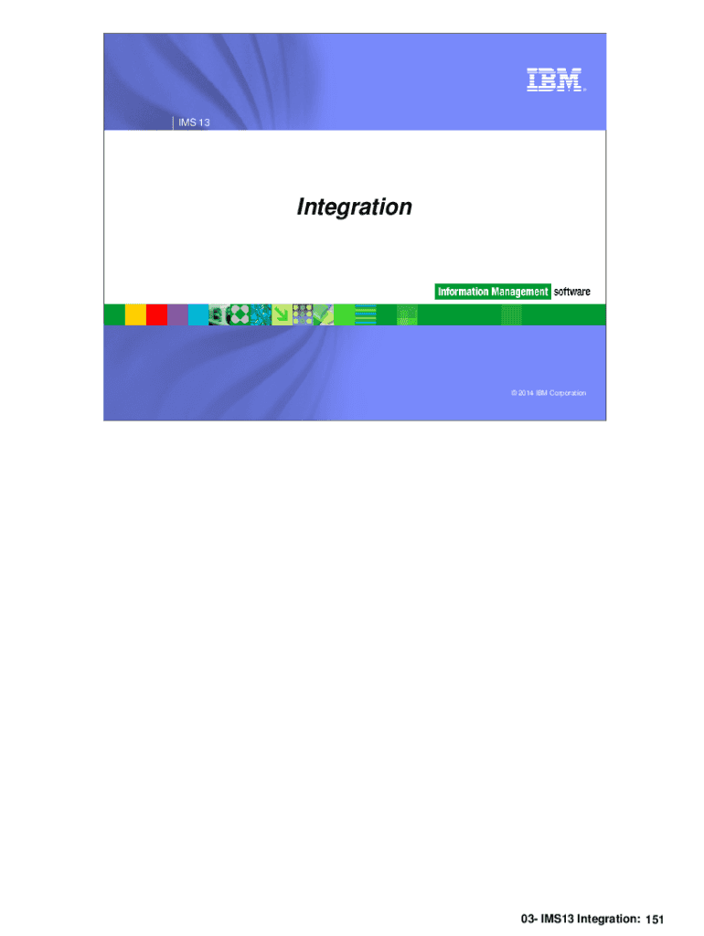 Fillable Online ftpmirror your IMS Integration and Connectivity Across ...