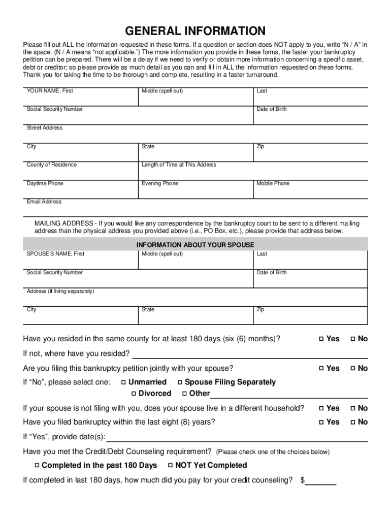Fillable Online How to Create Intake Questionnaires and/or Treatment ...