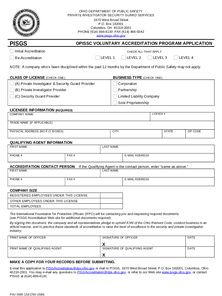 Private Investigator Security Guard ServicesOhio Homeland ... - publicsafety ohio Doc Template ...