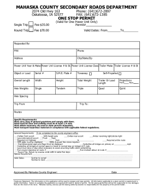 Fillable Online one stop permit form.pub Fax Email Print - pdfFiller